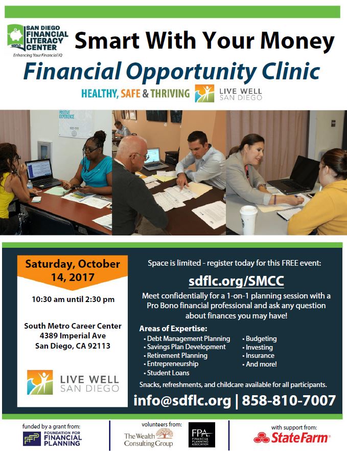 Register for the Financial Opportunity Clinic, presented by the ...